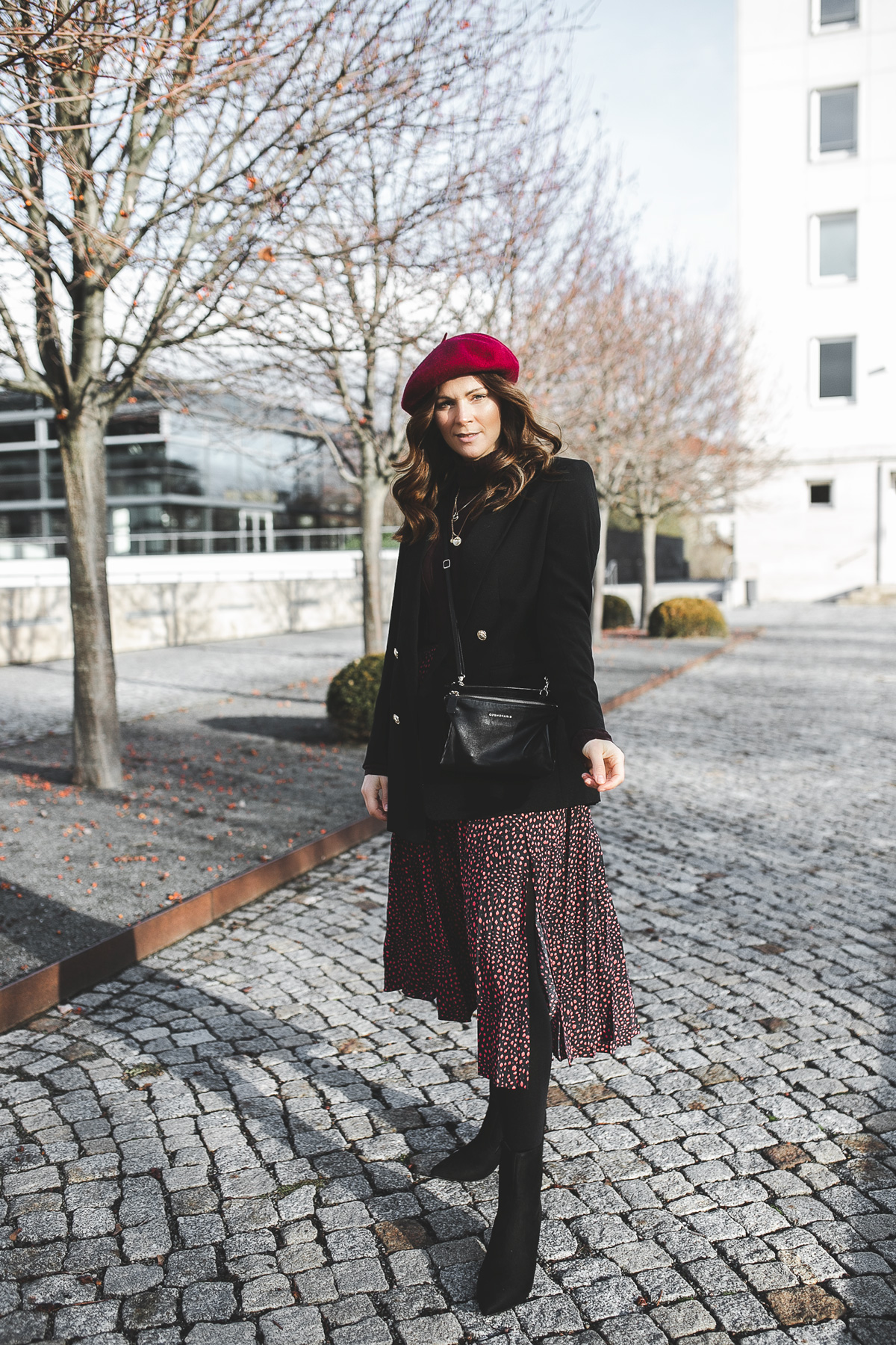 Winter Outfit mit Rock: So kombiniere ich Faltenrock im Winter ...