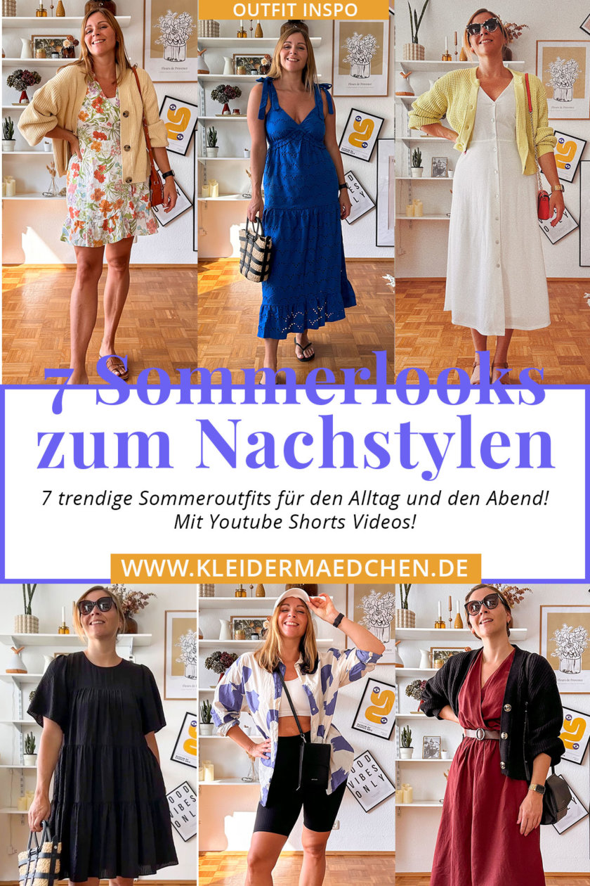 7 Outfit-Ideen für den Alltag im Sommer + Youtube Shorts Videos ...